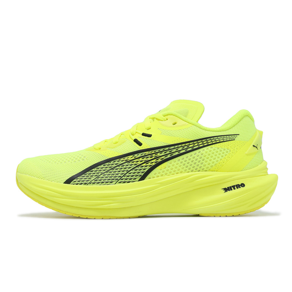 Puma 慢跑鞋 Deviate Nitro 3 男鞋 螢光綠 輕量 碳板 氮氣中底 [ACS] 30970714 | 蝦皮購物