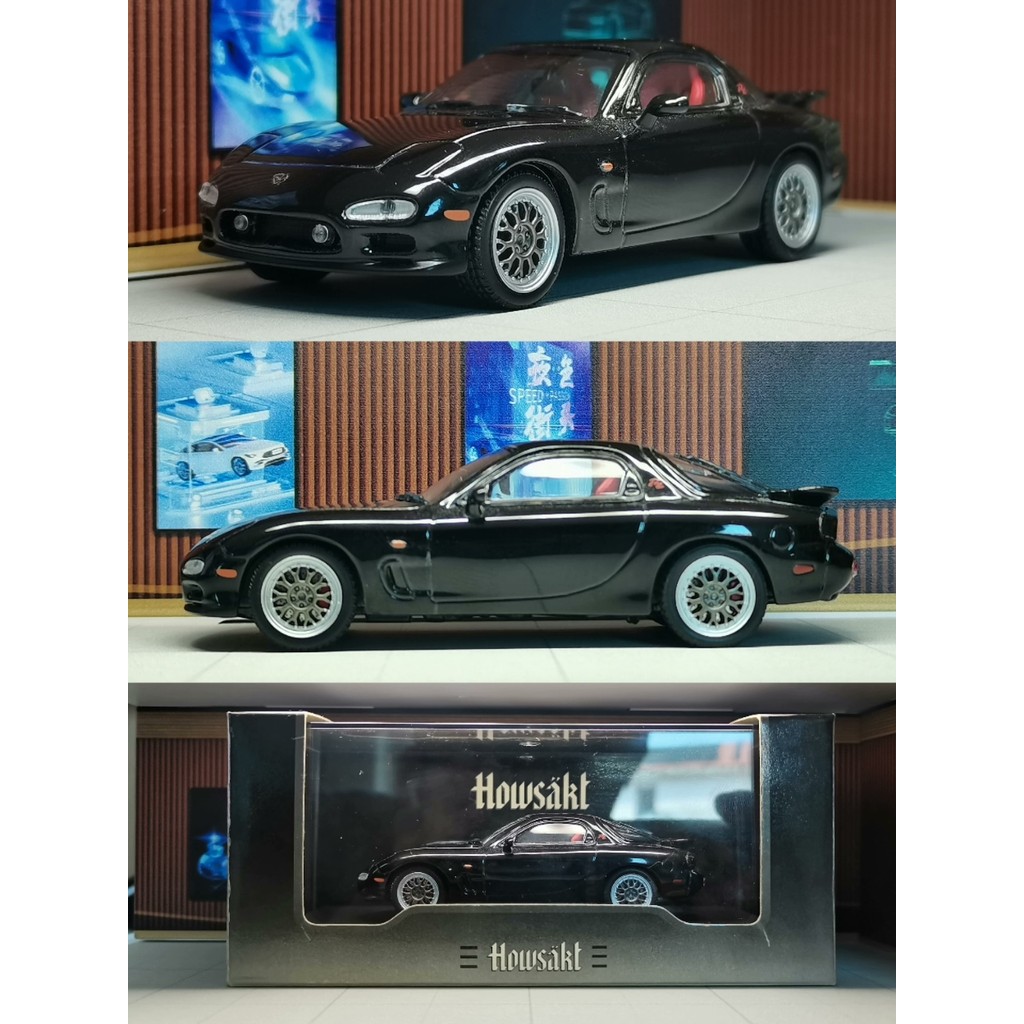 1/43 京商 馬自達 rx7 type RZ FD3S 1993 午夜黑 合金汽車模型 原包原盒 有別於type r版 | 蝦皮購物