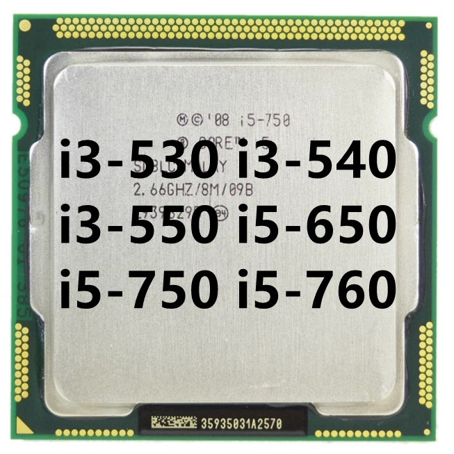 i3-530 i3-540 i3-550 i5-650 i5-660 i5-750 i5-760 CPU 處理器 LGA | 蝦皮購物