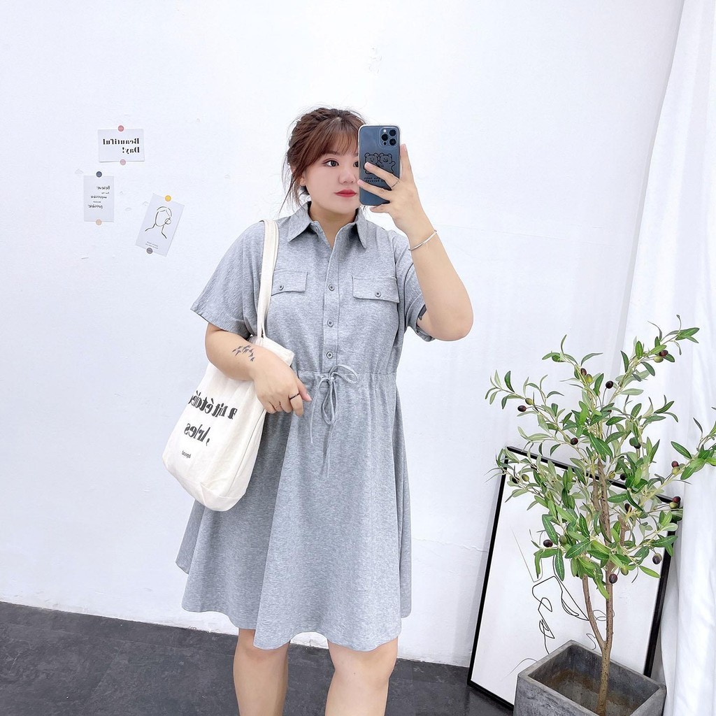 夏裝大碼寬松中長款胖MM2-300斤連衣裙女顯瘦收腰運動休閑氣質裙 遮肉洋裝 顯瘦連身裙 大碼洋裝 | 蝦皮購物