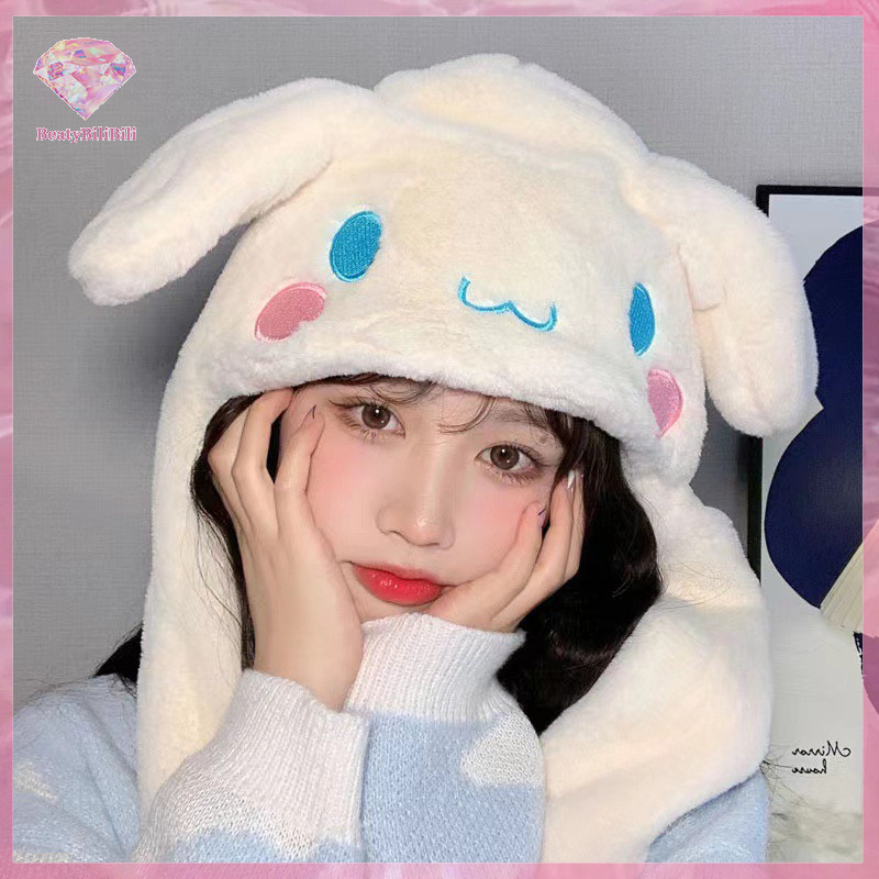 三麗鷗 Beaty> Sanrio Jumping Up Cap Cinnamoroll My Melody 耳朵可動帽 | 蝦皮購物