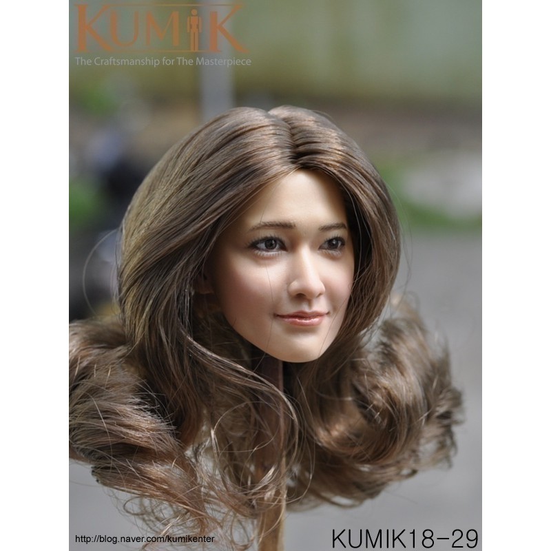 【高檔】現貨 KUMIK 1/6兵人偶 植髮女頭雕 KM18-29 KM18-30 KM18-31 | 蝦皮購物