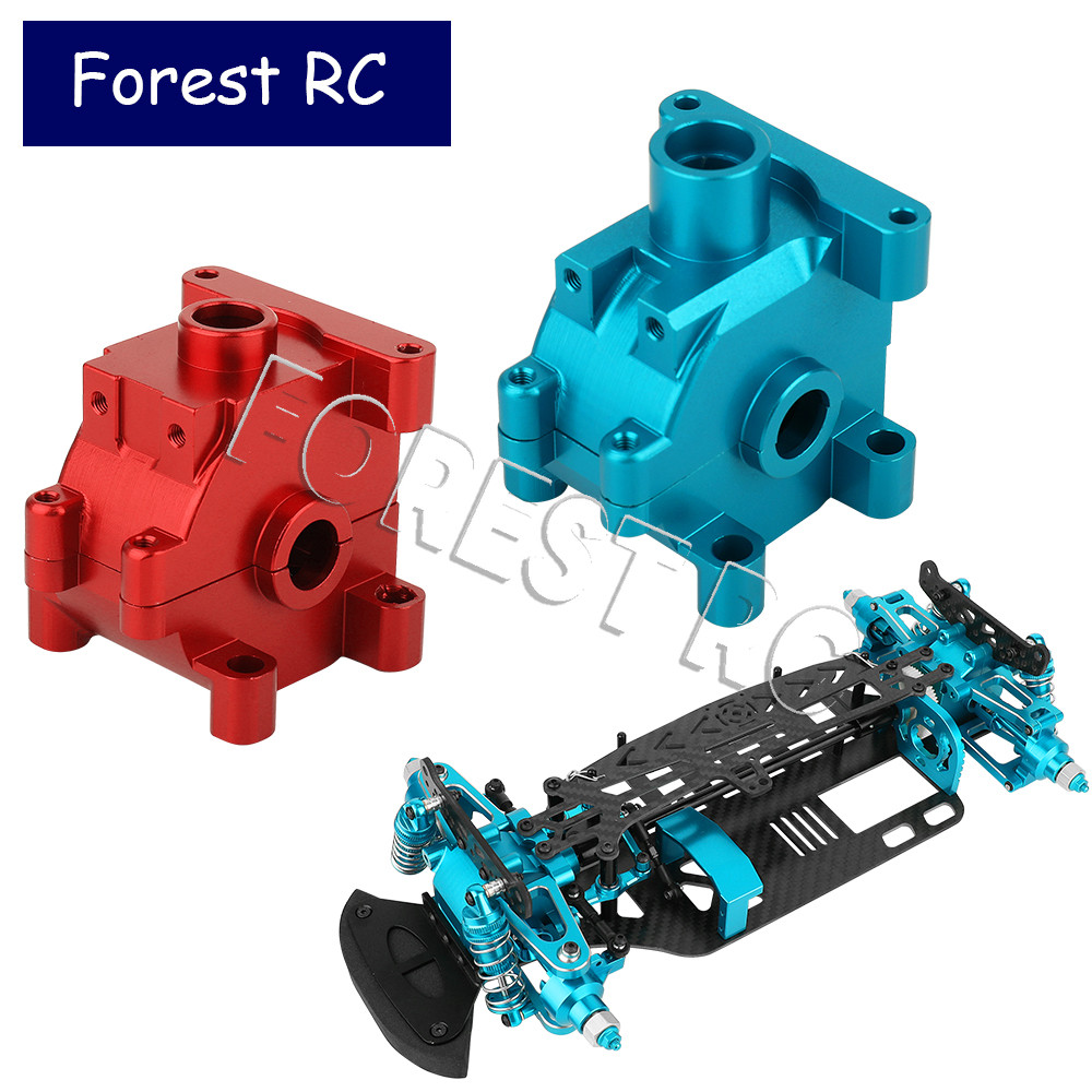 田宮 適用於 1/10 Tamiya TT01 TT-01 RC 汽車變速箱外殼外殼升級部件的鋁合金前後變速箱外殼 | 蝦皮購物