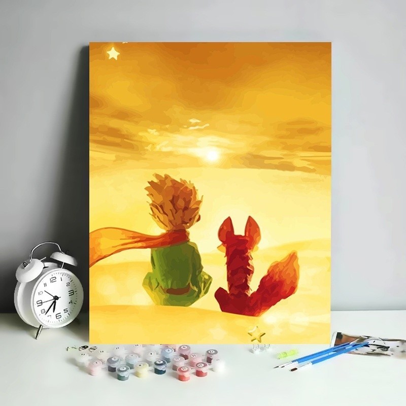 40*50cm diy數字油畫 解壓填色數字畫消磨時間房間裝飾掛畫 貓咪向日葵 | 蝦皮購物