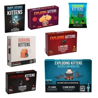 新款桌遊英文版Exploding kittens board games爆炸貓咪barking kittens多人互動 | 蝦皮購物