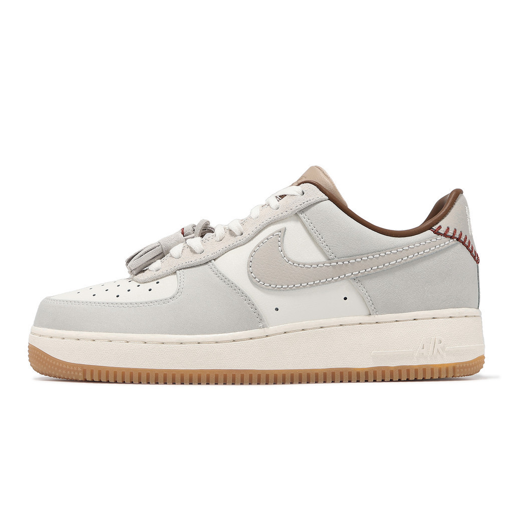 Nike 休閒鞋 Air Force 1 07 男鞋 骨白 米灰 流蘇 復古 AF1 [ACS] HF5697-001 | 蝦皮購物