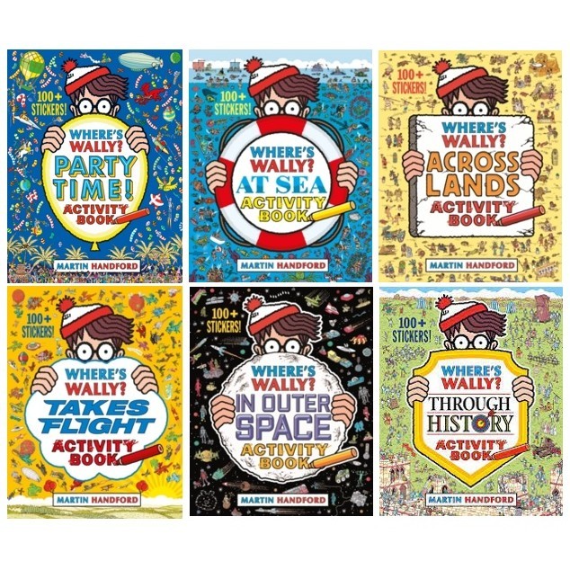 Where's Wally Activity Books (共6本)/Martin Handford【禮筑外文書店】 | 蝦皮購物
