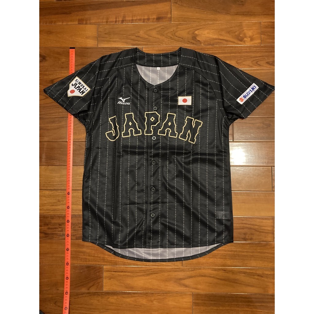 Mizuno 日本武士隊 國家隊 2014客場黑 應援球衣 (罩衫 職棒 美津濃 NPB 棒球 棒壘 WBC 12強) | 蝦皮購物