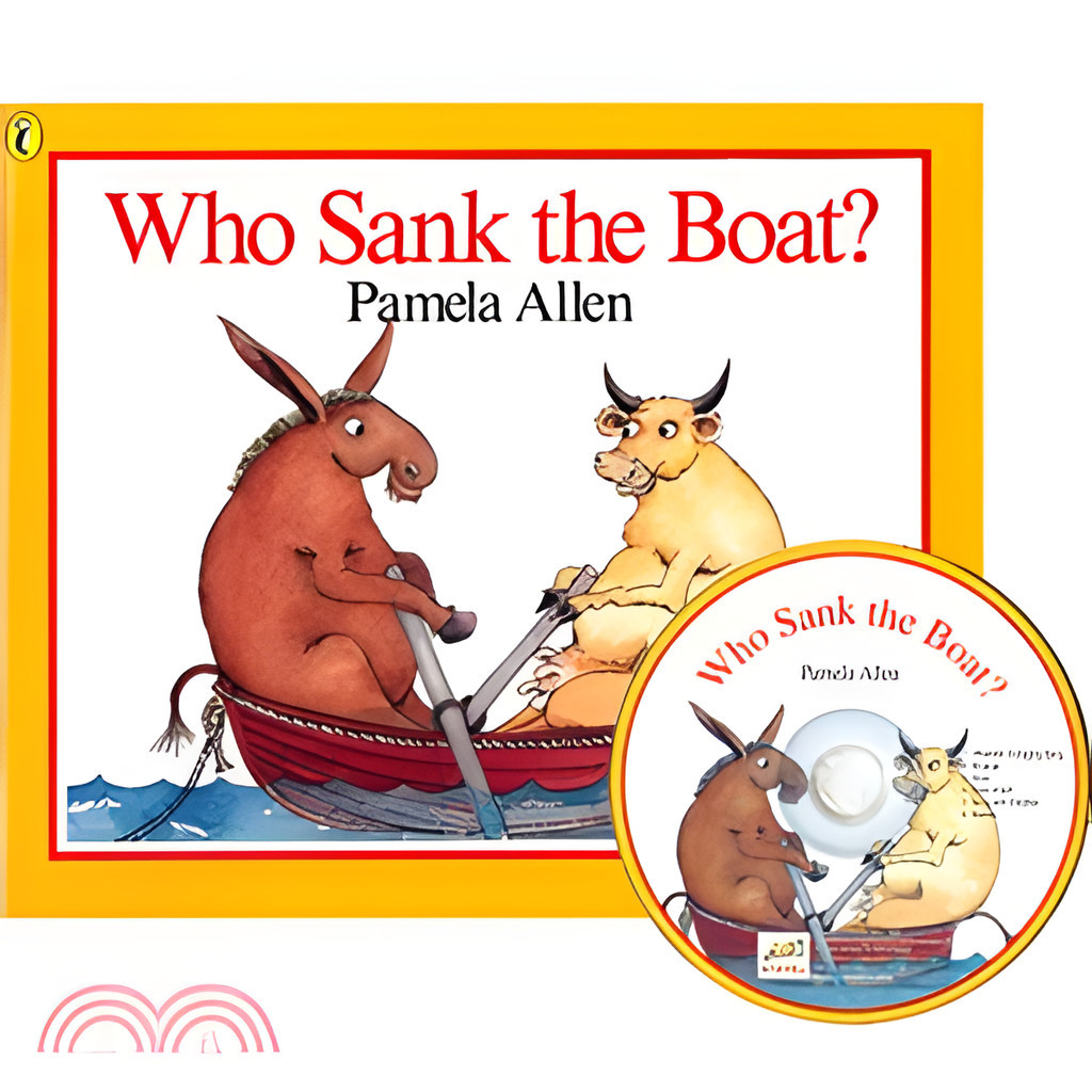 Who Sank the Boat? (1平裝+1CD)(韓國JY Books版)(有聲書)/Pamela Allen【禮筑外文書店】 | 蝦皮購物