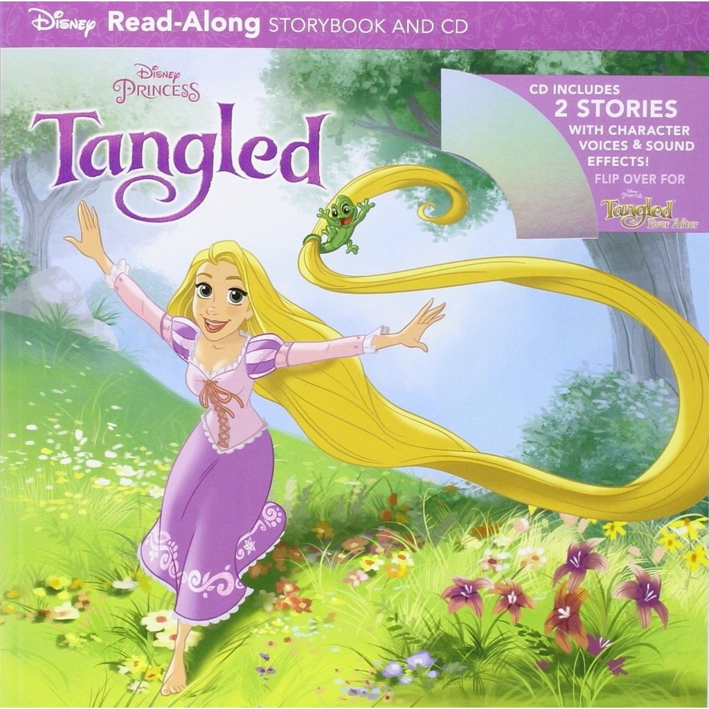 Tangled and Tangled Ever After (1平裝+1CD)(本書包含2個故事)(有聲書)/Disney Book ...