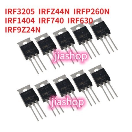 5pcs 原裝 Mosfet IRFZ44N IRF1010 IRF1404 IRF3205 IRF740 TO-220 | 蝦皮購物