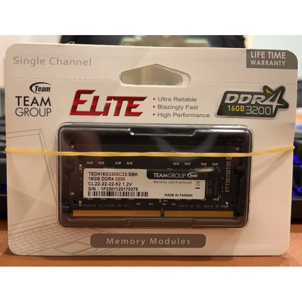 十銓 Team Elite Ddr4 3200 16gb 筆記型記憶體 蝦皮購物