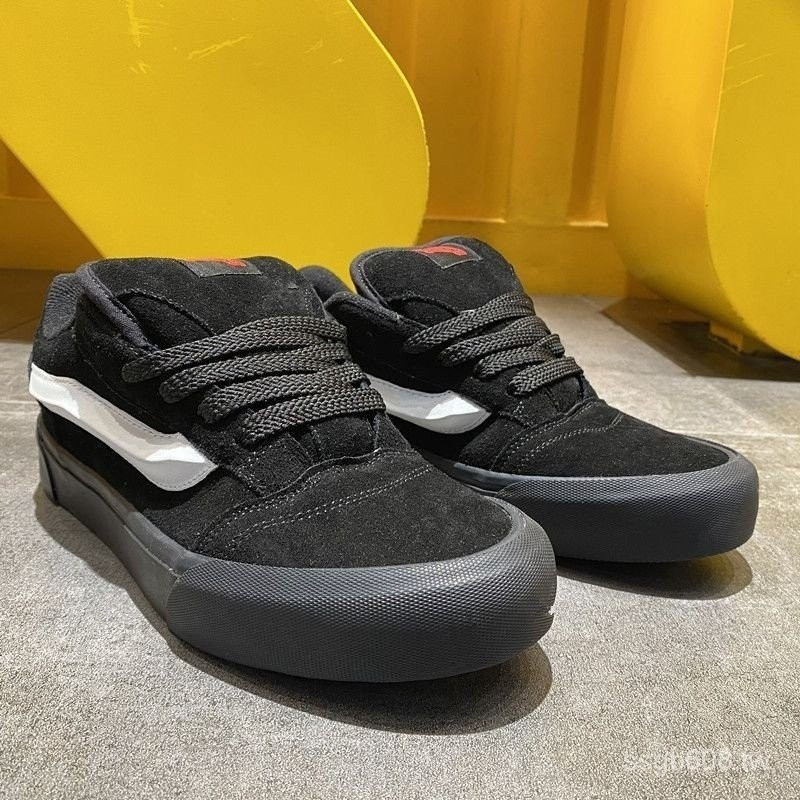 Vault knu-skool VR3 LX X Imran 土豆 Knu Skool 全絨麵革黑色戰爭 | 蝦皮購物