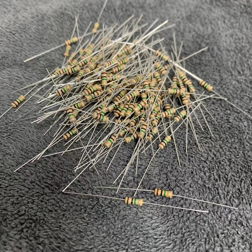 1000個5% 1/4W碳膜電阻 1R-10M 1K 5K 10K 4K7 100K 560K 1M 3M3歐姆彩環電阻 | 蝦皮購物