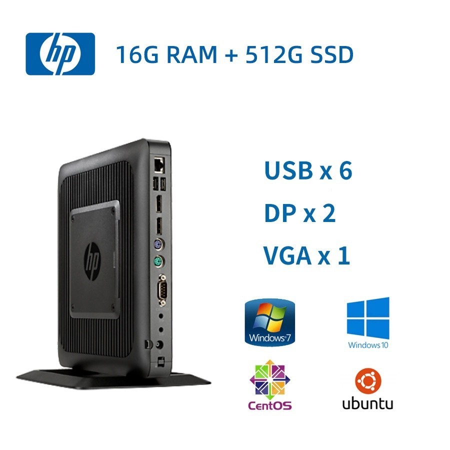 【現貨】HP T620 double core mini pc win7/10 linux 列印服務器 | 蝦皮購物