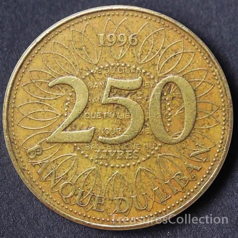 Fidelity Lebanese 250 pound copper coin year random 23.45mm保 | 蝦皮購物