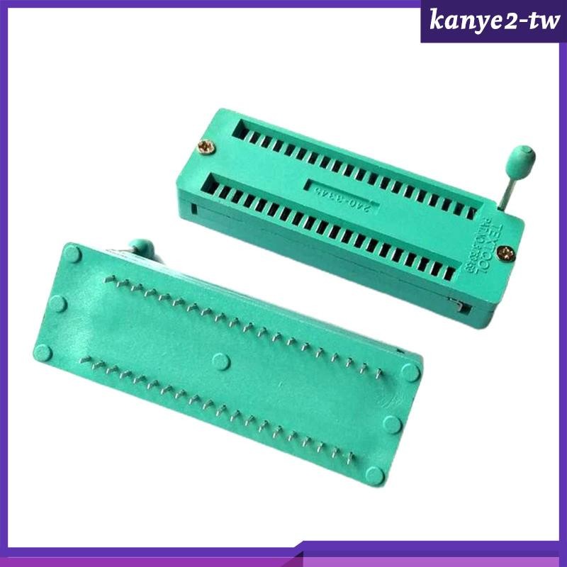 [KY] 2 件通用 Zif IC 插座通用 IC 測試 Zif 插座 40 針 Zif IC 測試板插座,用於程序 I | 蝦皮購物