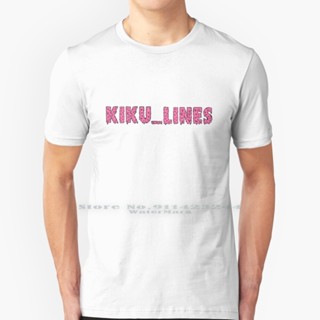 Kiku _ Lines 標誌 T 恤 100% 純棉 Kiku _ Lines Kiku Lines 數字藝術家標誌創 | 蝦皮購物