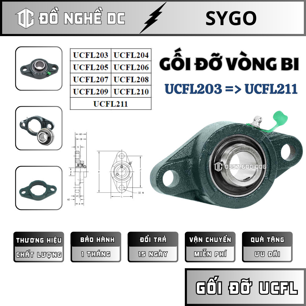軸承支撐枕ucfl205 UCFL206 UCFL207 UCFL208 UCFL209 UCFL210 DC | 蝦皮購物