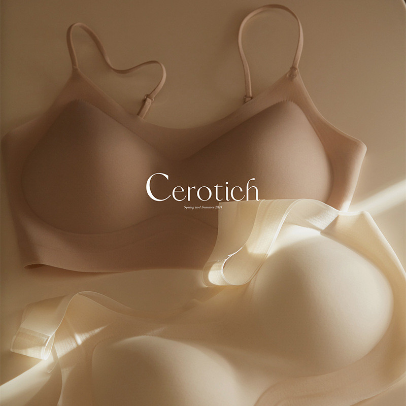 Cerotich無尺碼背心式文胸女士夏季薄款無鋼圈聚攏收副乳舒適內衣 | 蝦皮購物