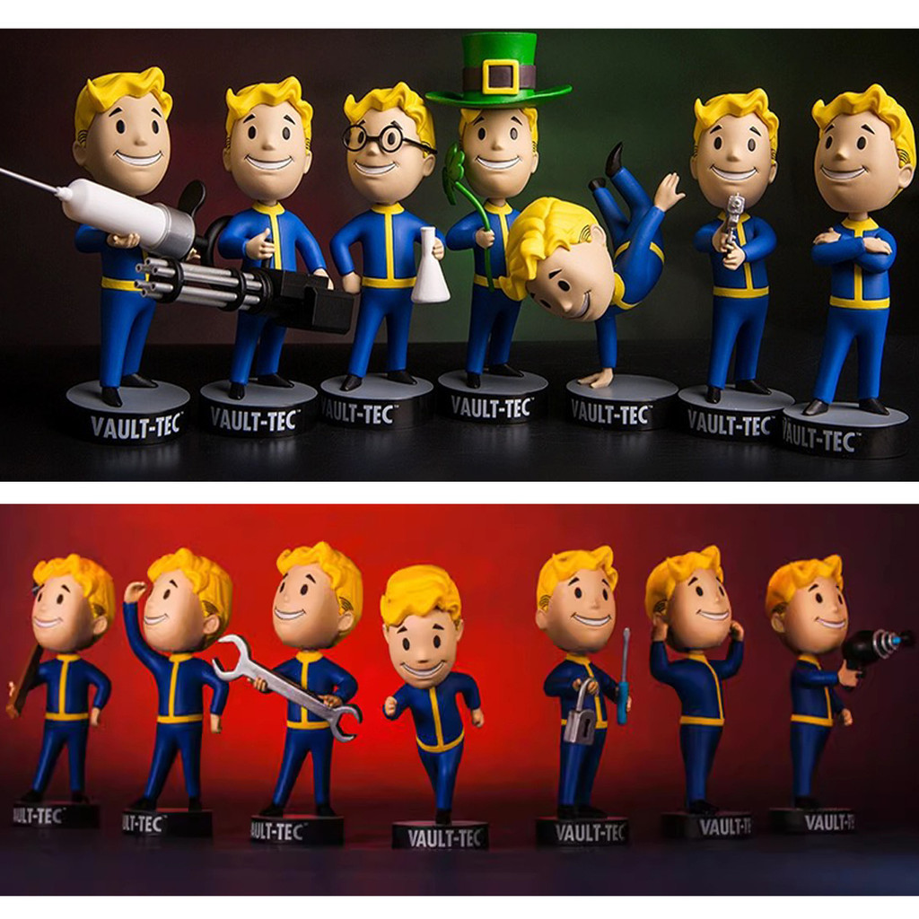 Fall out 4 Figures Fallout Vault Boy Pip Boy 可動人偶模型娃娃玩具 | 蝦皮購物