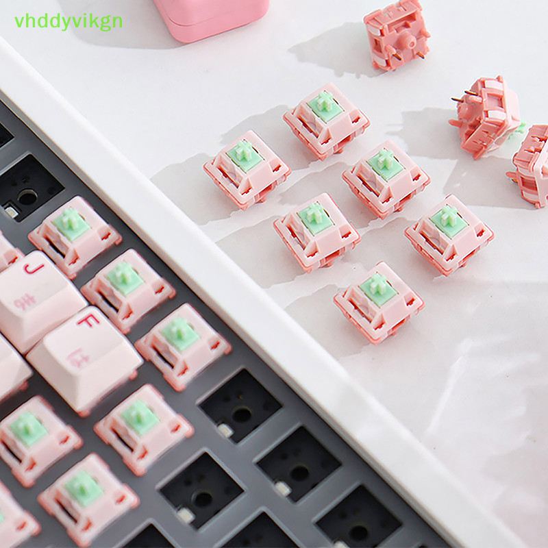 Vhdd 10-30PCS Ania Switches 粉色線性預潤滑開關 RGB Mx 閥桿開關適用於機械鍵盤 5pi | 蝦皮購物