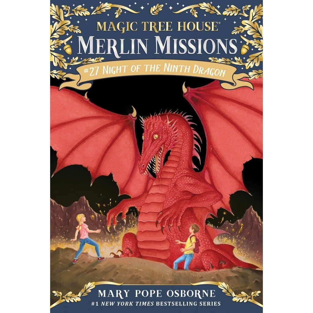 Merlin Missions #27: Night of the Ninth Dragon (平裝本)/Mary Pope Osborne ...