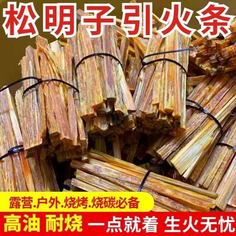 戶外鬆明子引火條 引火柴燒烤生火條 鬆光木引火 木炭引燃器 戶外引火 YAWY | 蝦皮購物
