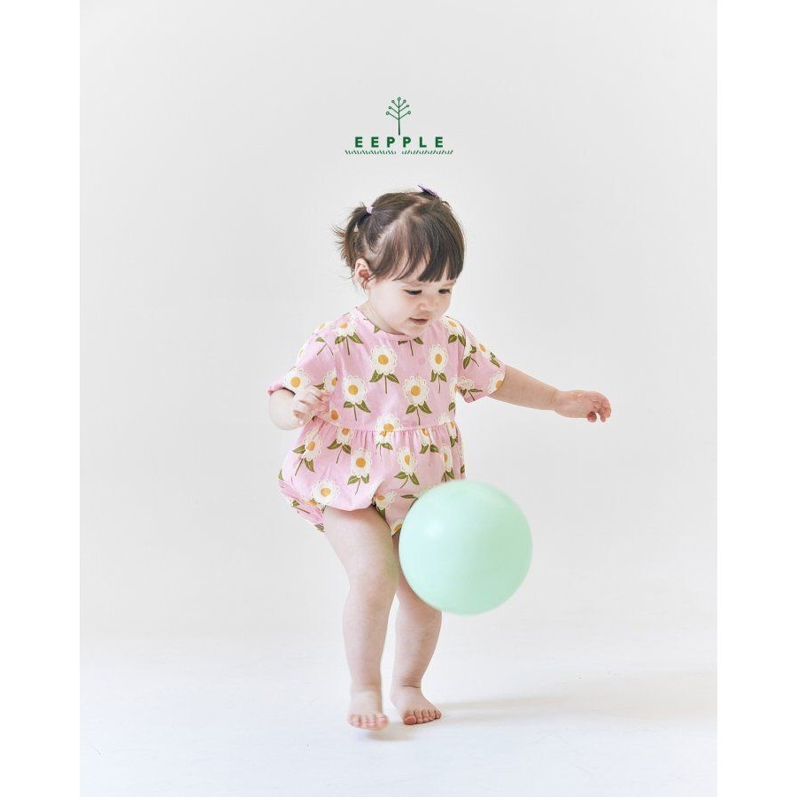 韓國 Eepple｜繽紛滿版小花包屁衣 (8-24M) | 蝦皮購物
