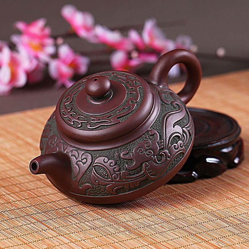 Yixing Zisha Tea Set Retro Bronze Zisha Pot Original Min宜興紫砂 | 蝦皮購物