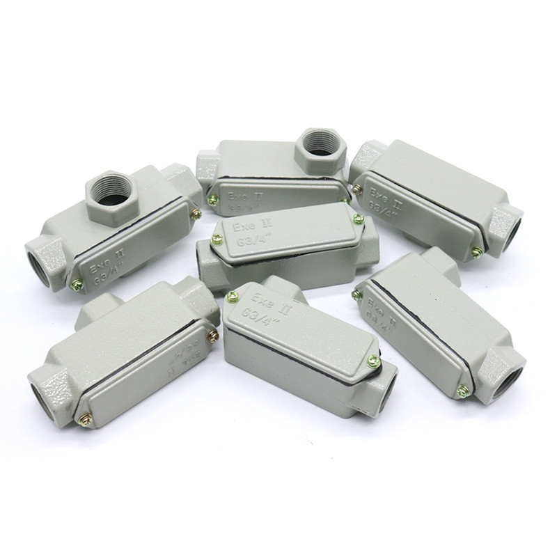 [大甩賣][92%好評率]防爆穿綫盒BHC直通彎頭三通過綫盒DN20鋁閤金6分DN20鑄鋁接綫盒 | 蝦皮購物