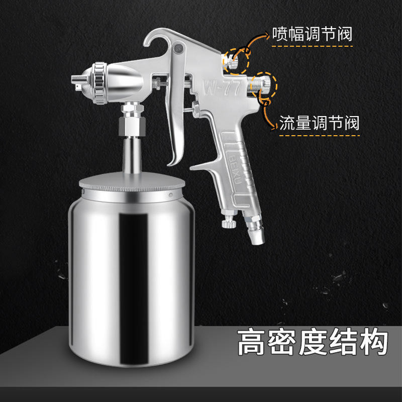 W71/75/77/k3油漆乳膠漆氣動噴 槍噴 漆槍 汽車傢俱面漆修補氣泵 噴壺 | 蝦皮購物
