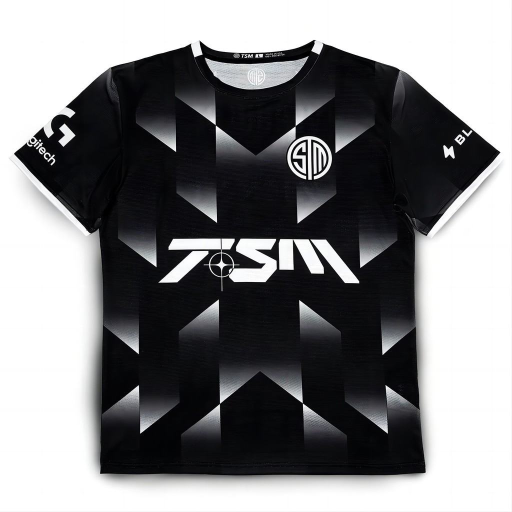 Tsm Team Esport Jersey 2024 黑色 T 恤 | 蝦皮購物