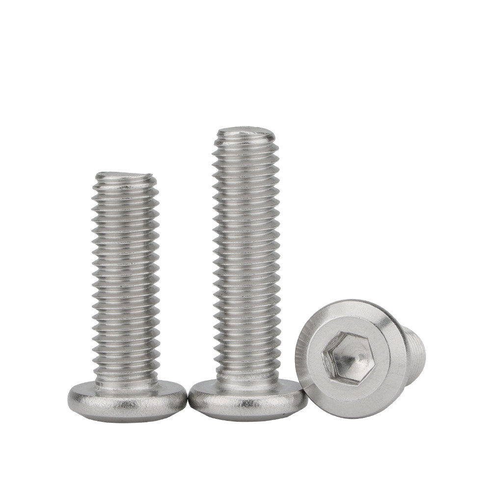 （M5-M10）304不鏽鋼平頭內六角螺絲 倒邊螺釘加長斜邊傢俱螺栓M6M8M10 | 蝦皮購物