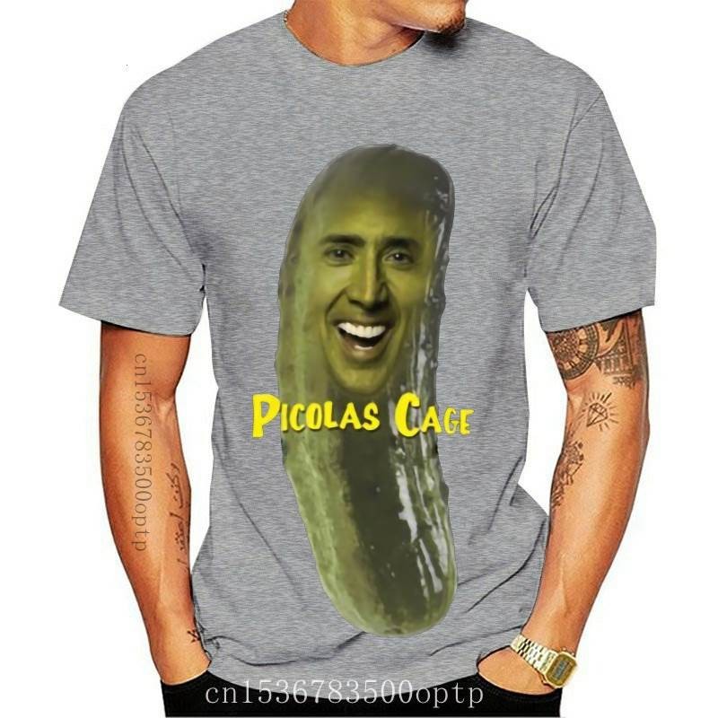 全新 Picolas Cage T 恤泡菜 Picolas Pickolas Nicolas Cage Meme 4ch | 蝦皮購物