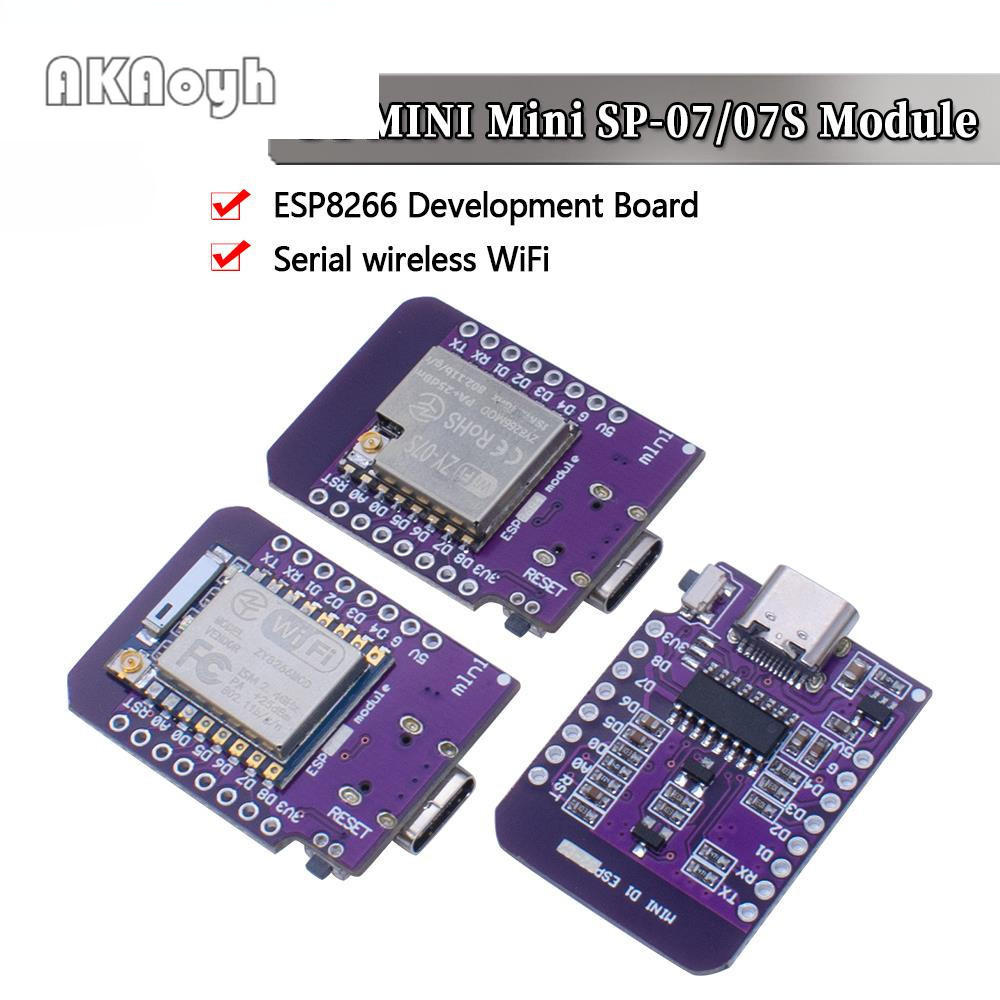 D1 Mini TYPE-C ESP8266 ESP-07/07S CH340G USB D1 Mini WIFI開發板 | 蝦皮購物