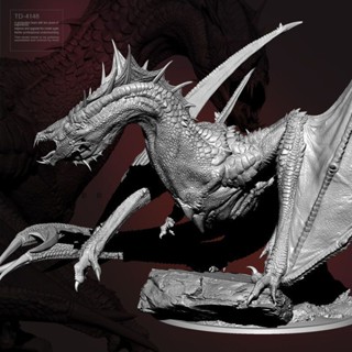 80mm 110mm ZBBOY監製 雙劍尾母龍 樹脂兵人 白模 TD-4148# | 蝦皮購物