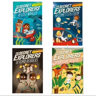 The Secret Explorers (Book 1-4)/SJ King《Dk Pub》【禮筑外文書店】 | 蝦皮購物