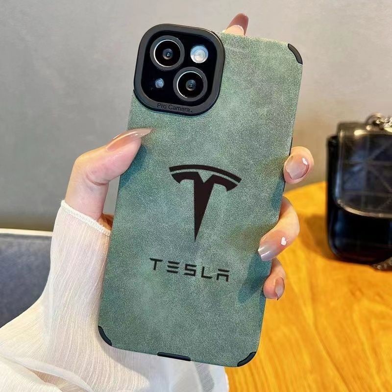 （現貨速發）TESLA特斯拉標誌iPhone pro max手機殼防摔輕奢耐用高級 | 蝦皮購物