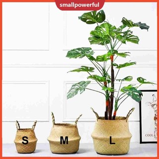 Pasu Pokok Bunga Rotan 藤條 Bakul Rotan 人造植物盆栽手工製作 | 蝦皮購物