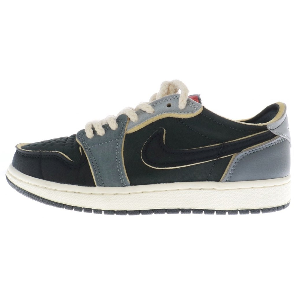 NIKE 耐吉 耐克耐克空氣約旦 1 低色 OG EX 黑色與煙霧氣約旦 黑色深煙灰色低筒運動鞋 DV0982-006 | 蝦皮購物