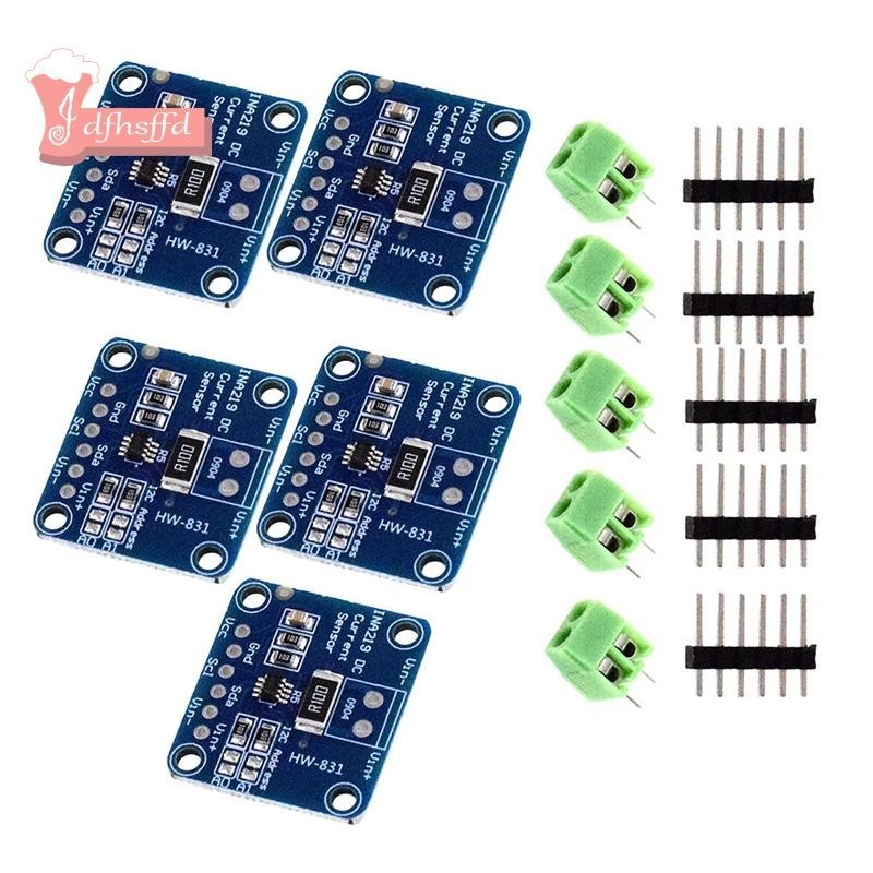 5pcs Ina219 雙向直流電流功率傳感器分接頭模塊 Diy 3v 5v Iic I2c 功率監測傳感器模塊 蝦皮購物 