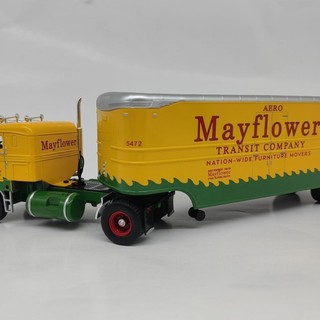 IR 1/43 1955 肯沃斯 500 BULLOSE 合金車頭塑膠箱子 卡車模型 | 蝦皮購物
