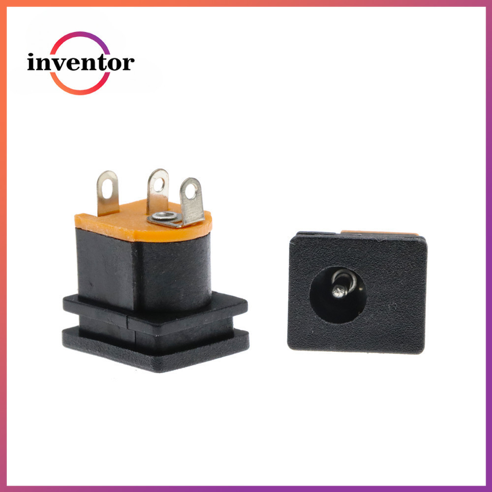 10pcs DC 電源插座 DC-015 插孔 5.5X2.5MM 方形面板安裝 5.5X2.1MM 5.5*2.1 m | 蝦皮購物