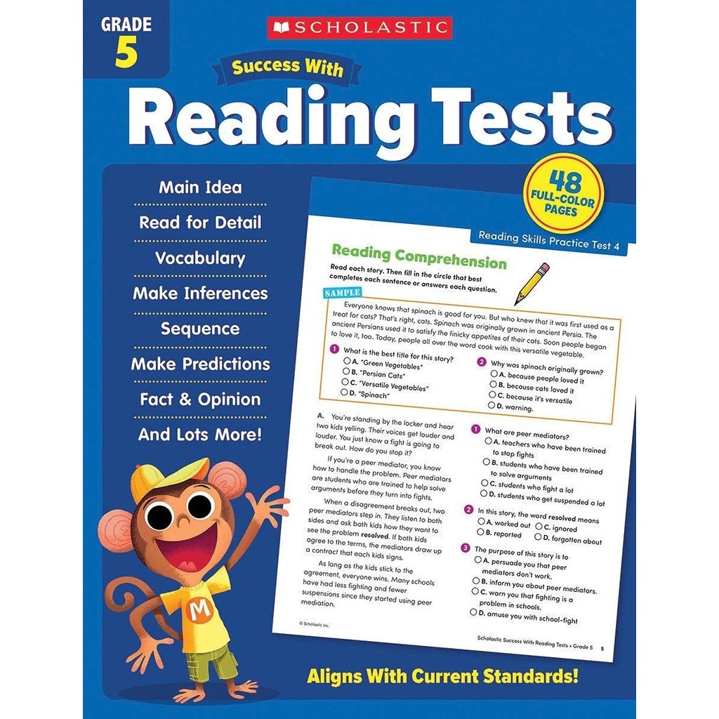 Scholastic Success with Reading Tests Grade 5/Scholastic Teaching ...