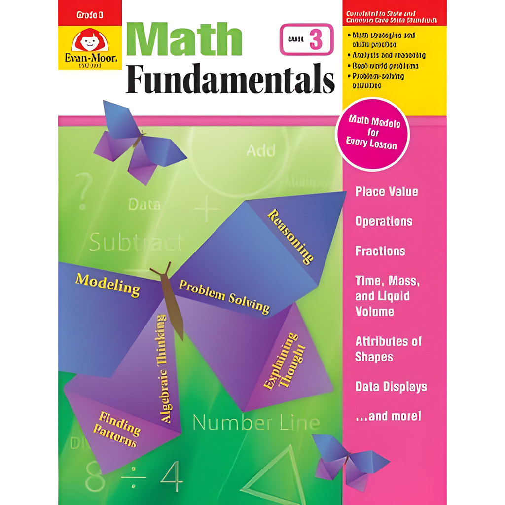 Math Fundamentals, Grade 3/Evan-Moor Educational Publishers【禮筑外文書店】 | 蝦皮購物
