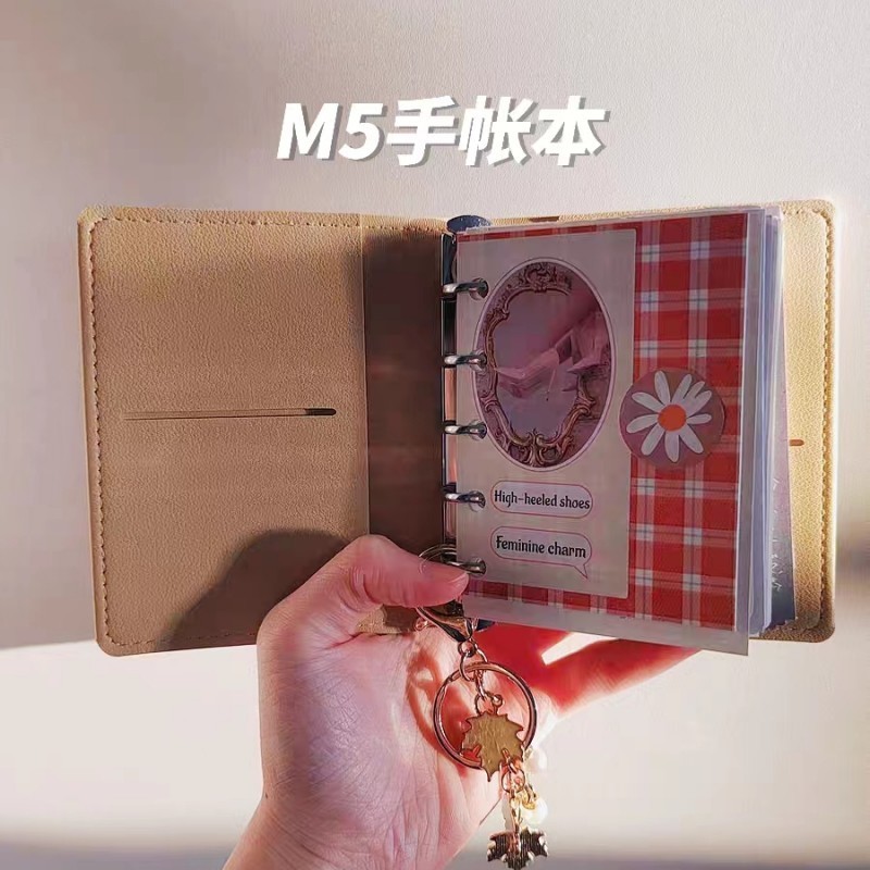 m5手帳本子a8活頁本內頁2024旅行手賬本筆記本子活頁可拆卸小本子 | 蝦皮購物