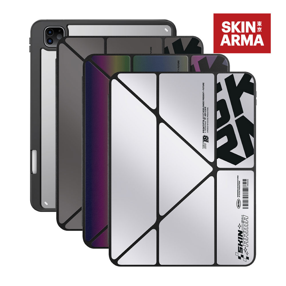 SKINARMA 可拆蓋帶筆槽平板保護套 iPad Pro Air 2024 M2最新 KiraKobai 亞瑟3C | 蝦皮購物
