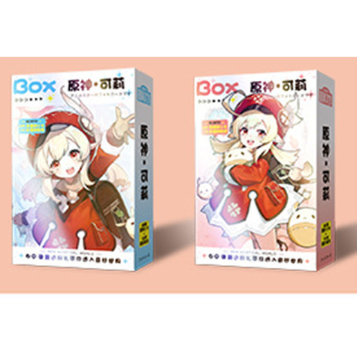 【24H Ship】動漫 Lomo 卡片 60PCS Genshin Impact Klee 照片卡 45 張卡片 + | 蝦皮購物