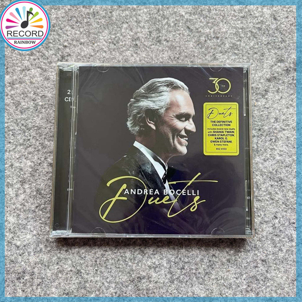 Andrea Bocelli Duets 2024 2CD 全新密封包装 | 蝦皮購物